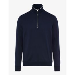Brax Herren Langarmshirt Style PEO navy, dunkelblau, Gr. L
