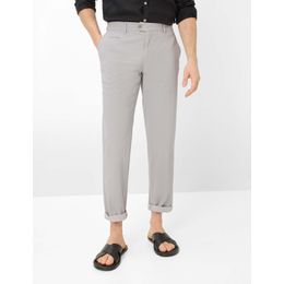 Brax Herren Chino Style EVEREST PLATIN, hellgrau, Gr. 25