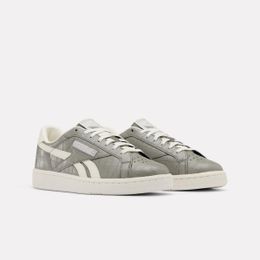 Reebok CLASSIC Damen Sneaker "CLUB C GROUNDS UK", Gr. 38,5stillgrau, chalk, escapegrau, Leder, Synthetik, Schuhe