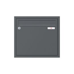 Renz Eckrahmen Unterputz Briefkastenanlage 17L in RAL 7016