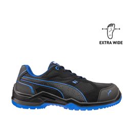 PUMA Safety FUSE TC LOW EXTRA WIDE Safety Shoe S1PS ESD Schwarz / 36