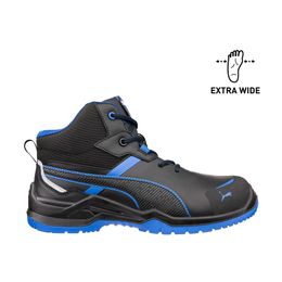 PUMA Safety KRYPTON MID EXTRA WIDE Safety Shoe S3S ESD Schwarz / 43