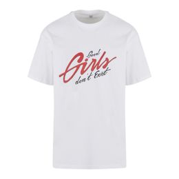 Herren T-Shirt "Upscale by Mister Tee Good Girls Oversize Tee"wei&szlig;, Gr. S, UPSCALE BY MISTER TEE, bedruckt, 100% Baumwolle, Shirts