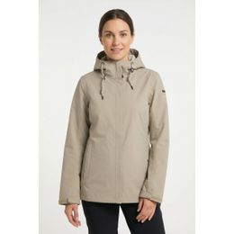 Icepeak Damen Funktionsjacke "ADENAU"cement, Gr. 40, Obermaterial: 100% Polyester. Futter: 100% Polyamid, Jacken, wasserdicht, atmungsaktiv,