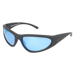 Arnette AN4352 | Herren-Sonnenbrille | Fassung: Vollrand, Oval, Kunststoff, Schwarz Matt | Glasfarbe: Grau Spiegel Silber