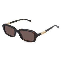 Gucci GG2152S | Damen-Sonnenbrille | Fassung: Vollrand, Eckig, Acetat, Havanna | Glasfarbe: Braun