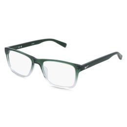 Nike Nike 1000Y Brille Unisex | Fassung: Vollrand, Eckig, Gr&uuml;n Kristall