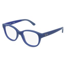 Ray-Ban Junior RY1950 Brille Teenager | Fassung: Vollrand, Quadratisch, Blau Transparent