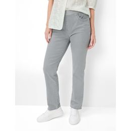 Raphaela by Brax Damen Five-Pocket-Hose Style CARINA FUN VERY LIGHT GREY,SLIGHTLY USED, denim hellgrau, Gr. 54