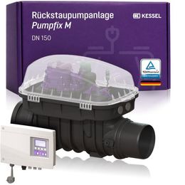 Kessel R&uuml;ckstaupumpanlage Pumpfix M 24150 DN 150 f&uuml;r f&auml;kalienhaltiges Abwasser mit Comfort-Steuerung