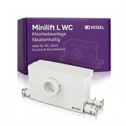 Kessel Minilift L WC Kleinhebeanlage 28522 mit Schneidwerk f&uuml;r WC & Bad im Keller