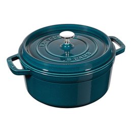 Staub La Cocotte Cocotte 22 cm, rund, La-Mer, Gusseisen