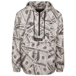 MisterTee Herren Allwetterjacke "MisterTee Herren Mister Tee Dollar Windbreaker"sand, Gr. L, unifarben, 100% Polyester, Jacken