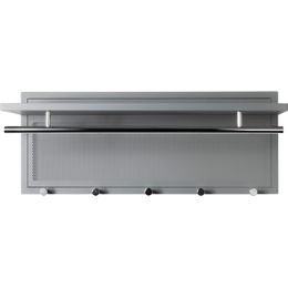 Wandgarderobe HAKU, B:75cm H:30cm T:26cmgrau, Flur, Garderobenpaneele, "Wandgarderobe", rechteckig- aus Textil Grau - B/T/H 60/50/173 cm