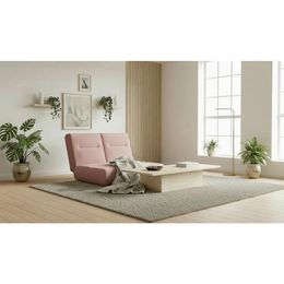 Livetastic Schlafsofa Luna, Altrosa, Textil, 2-Sitzer, 159x88x160 cm, Bsci, Liegefunktion, Kinder- & Jugendzimmer, Jugendm&ouml;bel, Jugendsofas