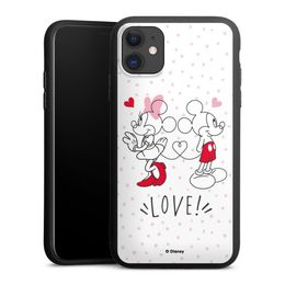 DeinDesign iPhone 11 Handy Premium Silikon H&uuml;lle Handyh&uuml;lle schwarz Case Disney Valentine'S Day Silikon Premium Case