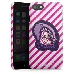 DeinDesign iPhone SE (2020) Handy Premium Case Smartphone Handyh&uuml;lle Schutzh&uuml;lle matt Alice In Wonderland Disney Grinning Cat Premium Case