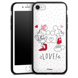 DeinDesign iPhone SE (2020) Handy Slim Case extra d&uuml;nn Silikon Handyh&uuml;lle schwarz H&uuml;lle Disney Valentine'S Day Silikon Slim Case