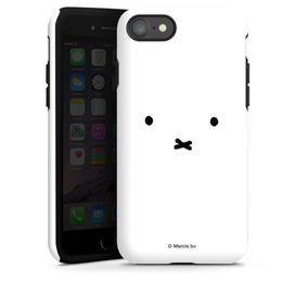 DeinDesign iPhone SE (2020) Handy Panzer Handyh&uuml;lle robuste Outdoor H&uuml;lle Schutzh&uuml;lle matt Dick Bruna Rabbit Miffy Tough Case