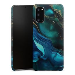 DeinDesign Galaxy S20 Handy Premium Case Smartphone Handyh&uuml;lle Schutzh&uuml;lle gl&auml;nzend Marble Art Ombre Premium Case