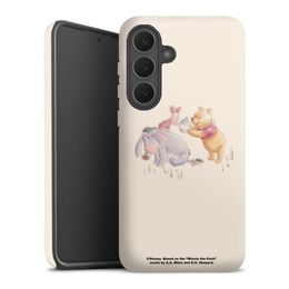 DeinDesign Galaxy S25 FE Handy Panzer Handyh&uuml;lle robuste Outdoor H&uuml;lle Schutzh&uuml;lle matt Kindheit Official Licensed Product Winnie The Pooh Tough Case