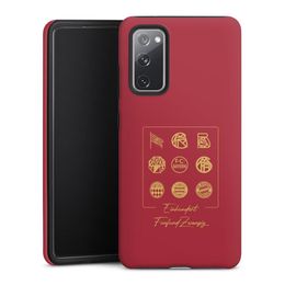 DeinDesign Galaxy S20 FE Handy Panzer Handyh&uuml;lle robuste Outdoor H&uuml;lle Schutzh&uuml;lle matt Fc Bayern M&uuml;nchen Merchandise Fcb 125 Jahre Tough Case