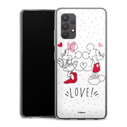 DeinDesign Galaxy A32 4G Handy Silikon H&uuml;lle Case transparent Handyh&uuml;lle Disney Valentine'S Day Silikon Case
