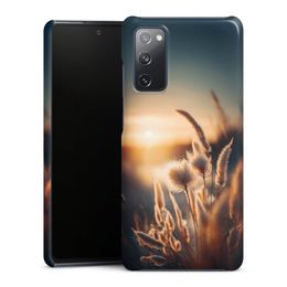 DeinDesign Galaxy S20 FE Handy Premium Case Smartphone Handyh&uuml;lle Schutzh&uuml;lle gl&auml;nzend Nature Pampasgras Sun Premium Case