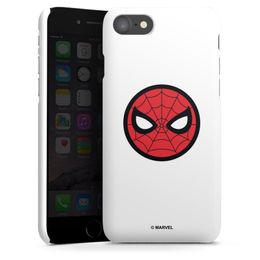 DeinDesign iPhone SE (2020) Handy Premium Case Smartphone Handyh&uuml;lle Schutzh&uuml;lle gl&auml;nzend Marvel Merchandise Spiderman Premium Case