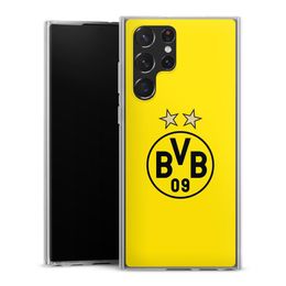 DeinDesign Galaxy S22 Ultra Handy Silikon H&uuml;lle Case transparent Handyh&uuml;lle Bvb Star Borussia Dortmund Silikon Case
