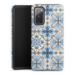 DeinDesign Galaxy S20 FE 5G Handy Panzer Handyh&uuml;lle robuste Outdoor H&uuml;lle Schutzh&uuml;lle gl&auml;nzend Mandala Retro Mosaic Tough Case
