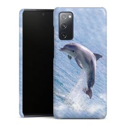 DeinDesign Galaxy S20 FE Handy Premium Case Smartphone Handyh&uuml;lle Schutzh&uuml;lle gl&auml;nzend Dolphin Wale Ocean Premium Case