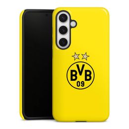 DeinDesign Galaxy S24+ Handy Panzer Handyh&uuml;lle robuste Outdoor H&uuml;lle Schutzh&uuml;lle gl&auml;nzend Bvb Star Borussia Dortmund Tough Case