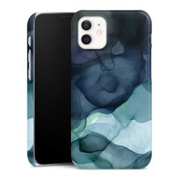 DeinDesign iPhone 12 mini Handy Premium Case Smartphone Handyh&uuml;lle Schutzh&uuml;lle gl&auml;nzend Water Colour Muster Texture Premium Case