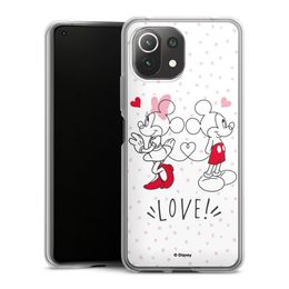 DeinDesign Xiaomi Mi 11 Lite 5G NE Handy Silikon H&uuml;lle Case transparent Handyh&uuml;lle Disney Valentine'S Day Silikon Case