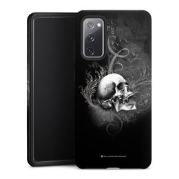 DeinDesign Galaxy S20 FE Handy Panzer Handyh&uuml;lle robuste Outdoor H&uuml;lle Schutzh&uuml;lle matt Gothic Skulls Skull Tough Case