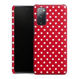 DeinDesign Galaxy S20 FE Handy Premium Case Smartphone Handyh&uuml;lle Schutzh&uuml;lle gl&auml;nzend Retro Polka Dots Points Premium Case