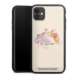 DeinDesign iPhone 11 Handy Premium Silikon H&uuml;lle Handyh&uuml;lle schwarz Case Kindheit Official Licensed Product Winnie The Pooh Silikon Premium Case