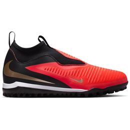 Nike JR PHANTOM 6 HIGH ACAD TF Fu&szlig;ballschuhe Kinder - Gr&ouml;&szlig;e 34 - rot