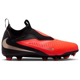 Nike JR PHANTOM 6 HIGH ACAD FG-MG Fu&szlig;ballschuhe Kinder - Gr&ouml;&szlig;e 35 - rot