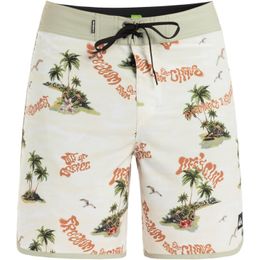 Quiksilver SURFSILK Badehose Herren - Gr&ouml;&szlig;e 36 - beige