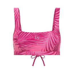active by Lascana Lascana Active Bikinitop Damen Gr&ouml;&szlig;e 75 pink / bordeaux / wei&szlig;