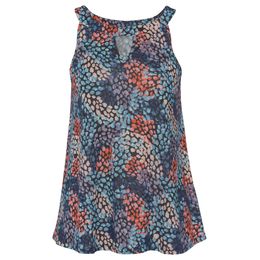 s.Oliver Top female size L/XL Azure / Dark blue / Powder / Red
