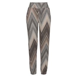 Lascana Hose Damen Gr&ouml;&szlig;e 46 beige / braun / grau