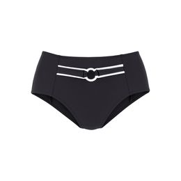 Vivance By Lascana VIVANCE Highwaist-Bikini-Hose Damen Gr&ouml;&szlig;e M schwarz