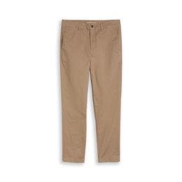 Tom Tailor Denim Herren Relaxed Chino Hose, braun, Uni, Gr. 28/32