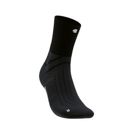 Bauerfeind Herren Sportsocken "RUN PERFORMANCE MID CUT SOCKS", Gr. 38schwarz, Obermaterial: 90% Polyamid, 10% Elasthan, Socken, mit Ventilation Knit