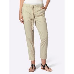 Heine Damen 7/8 Hose, Braun, Gr. 34, Chinos, Material: Baumwolle