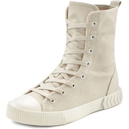Lascana Stiefelette, Braun, Gr. 40, Damen, Stiefeletten, Material: Textil