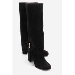 Lojo Leder Blockabsatz Stiefel (Damen)